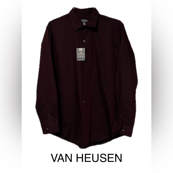 Van Heusen | Shirts | B9 Nwt Van Huesen Mens Shirt Size 65 Chest 5 ...